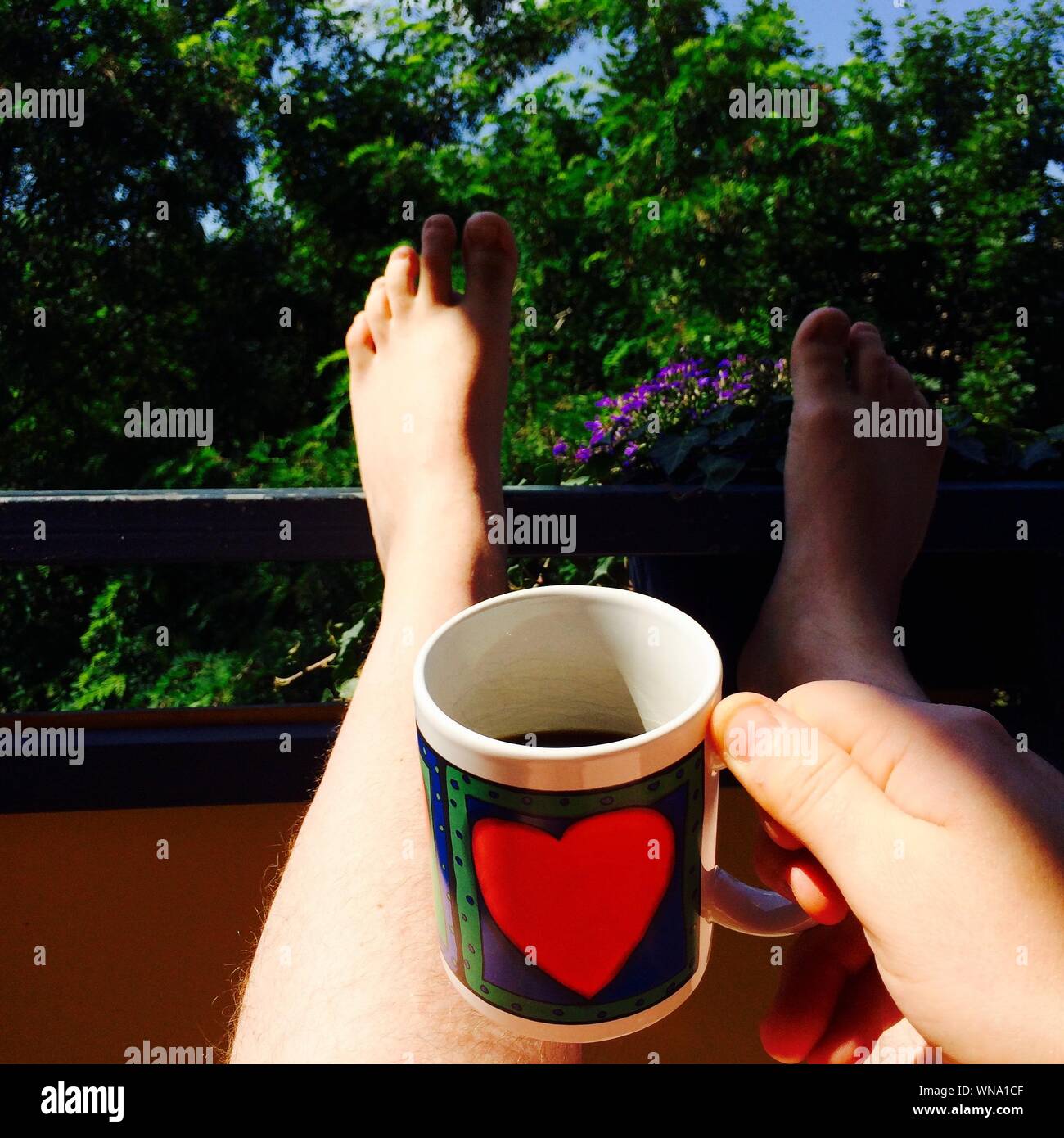 Coffee balcony hi-res stock photography and images - Alamy