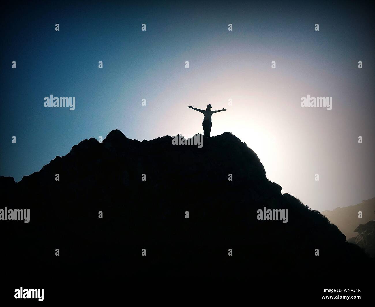 Arm silhouette hi-res stock photography and images - Alamy