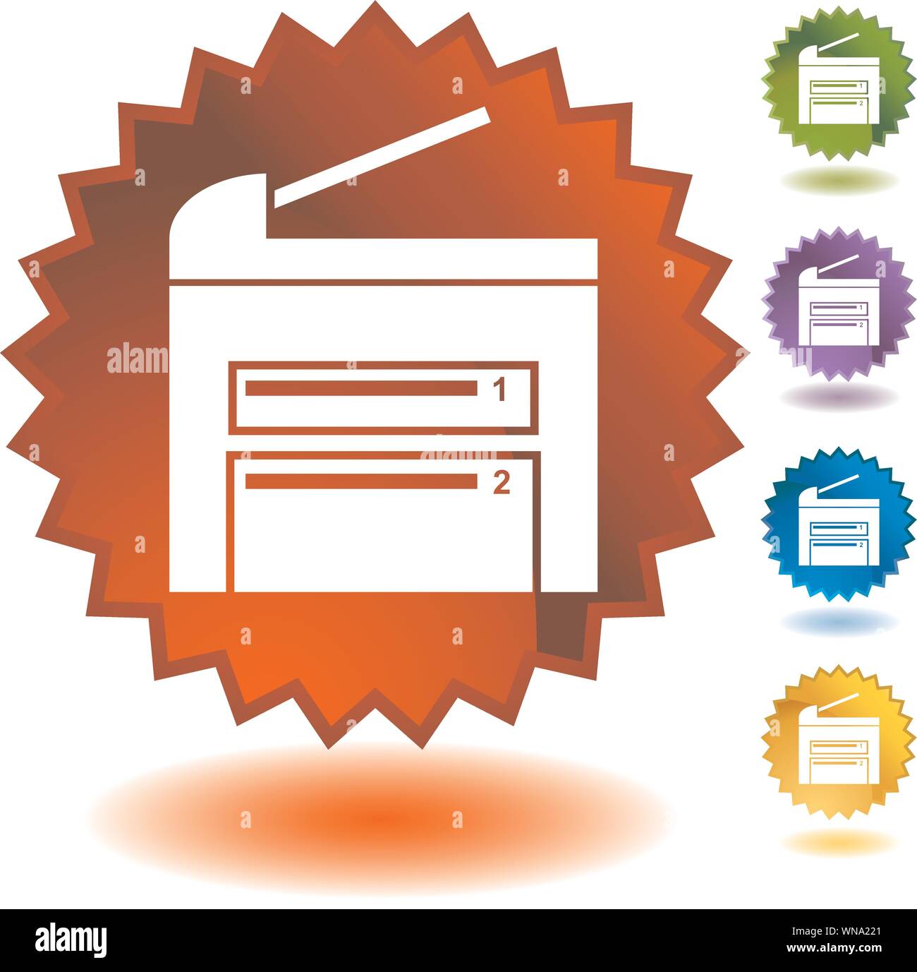 Fast printer Stock Vector Images - Alamy