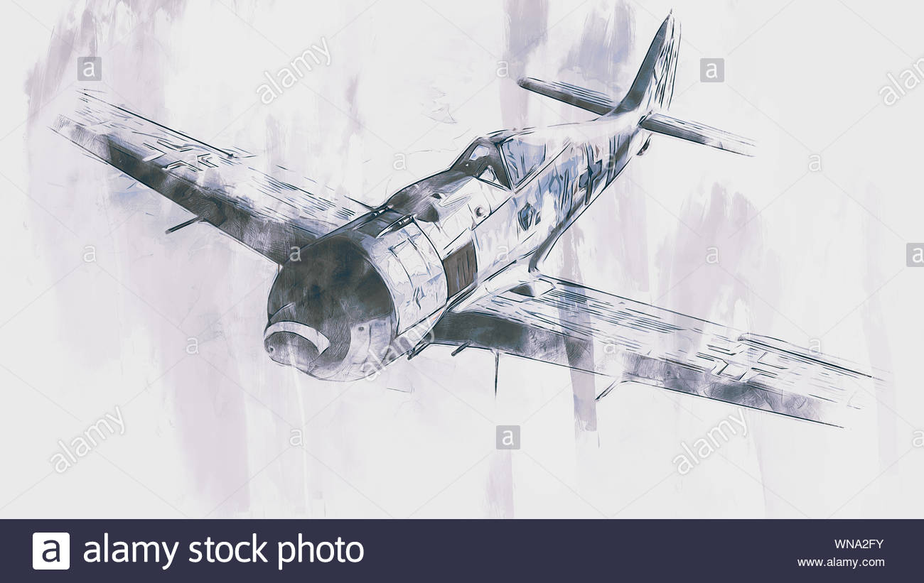 Focke Wulf 190 Fighter Stock Photos & Focke Wulf 190 Fighter Stock ...
