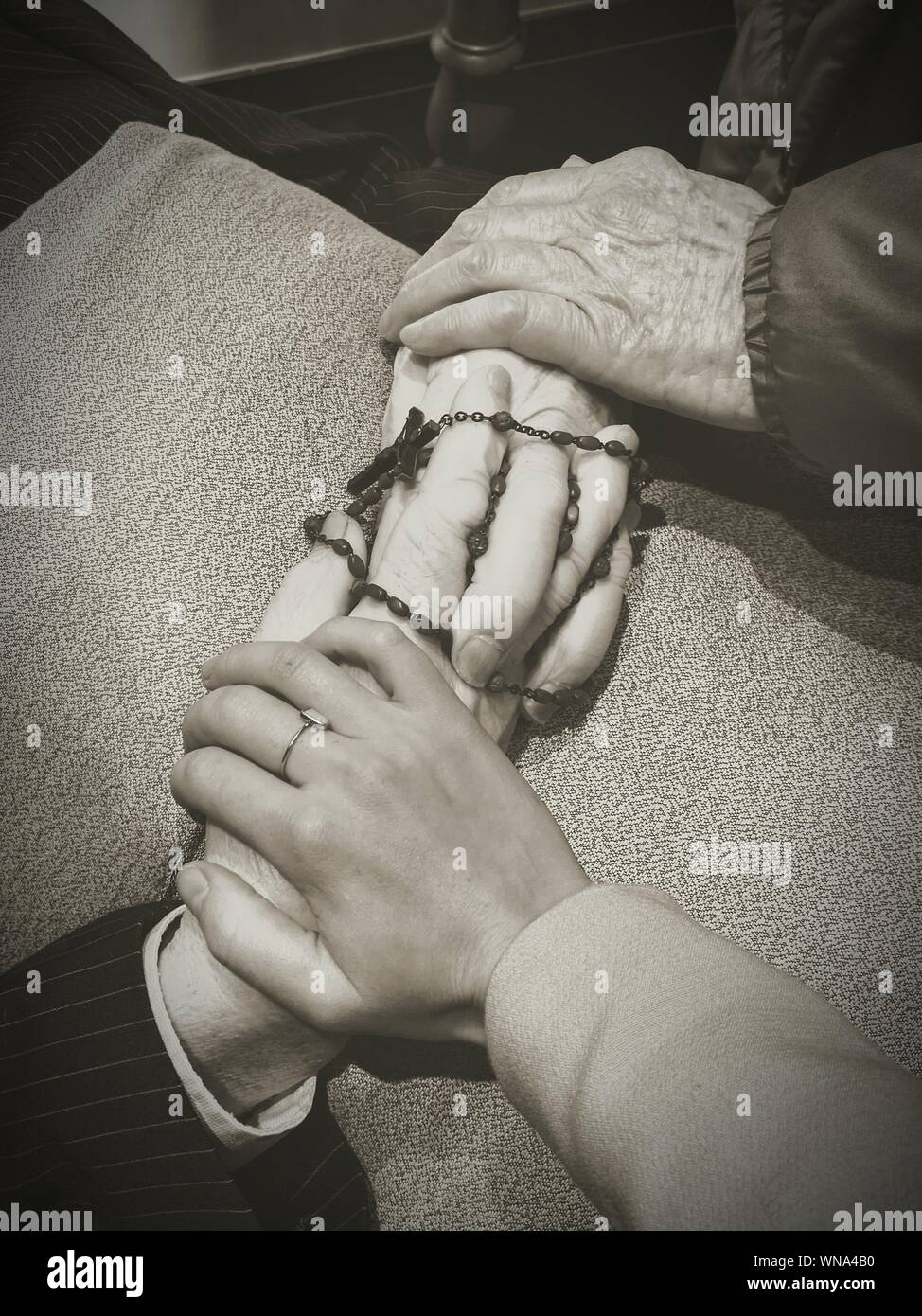 Priest Anointing Sick High Resolution Stock Photography and Images - Alamy