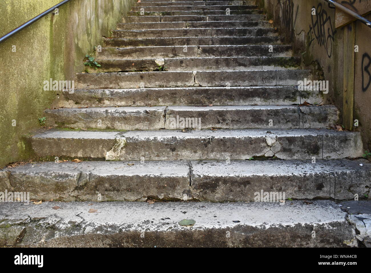 Low angle view narrow stairs hi-res stock photography and images - Alamy