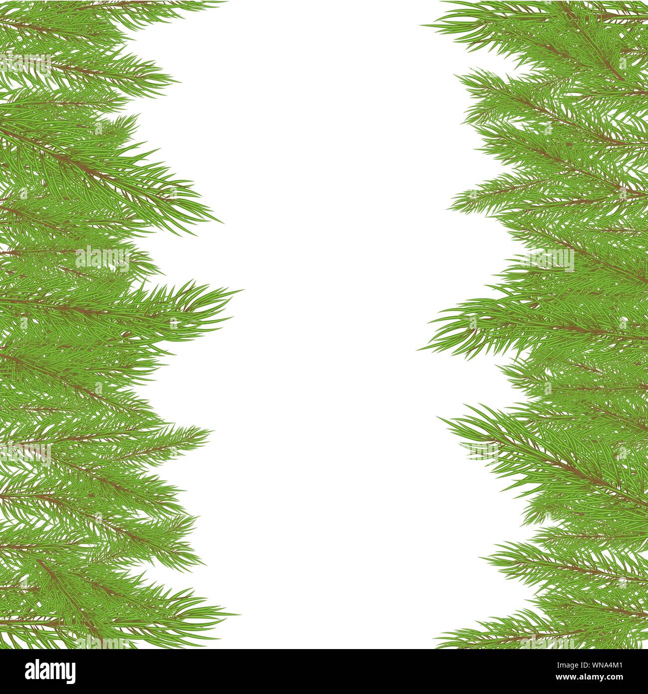 Christmas Fur-tree. Vector illustration Stock Vector Image & Art - Alamy