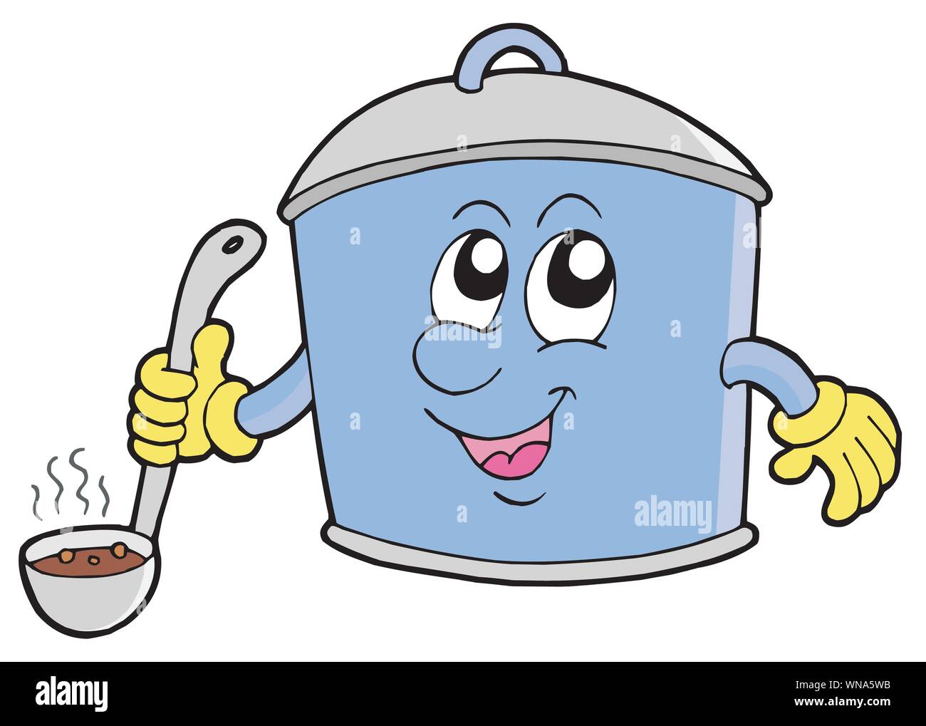 Cartoon cooker pot Stock Vector Image & Art - Alamy