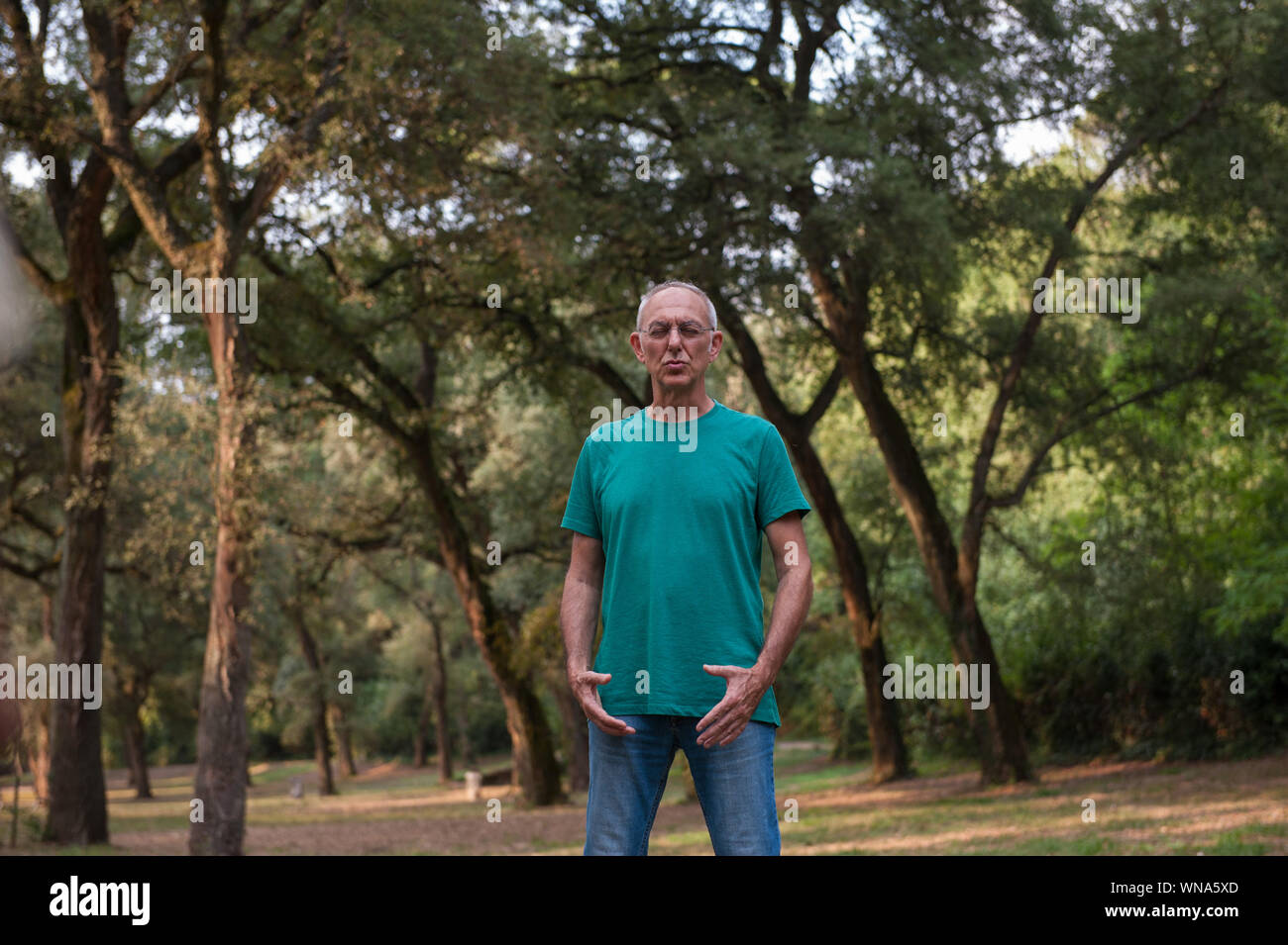 "Forest bathing", bioenergetic experience with Marco Nieri. Villa Ada ...