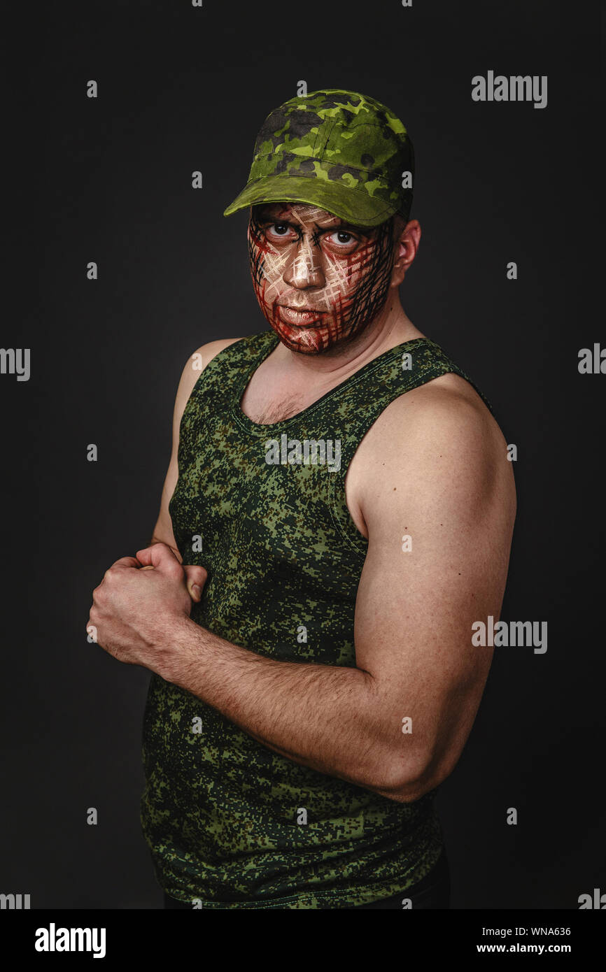 Soldier top view hi-res stock photography and images - Alamy