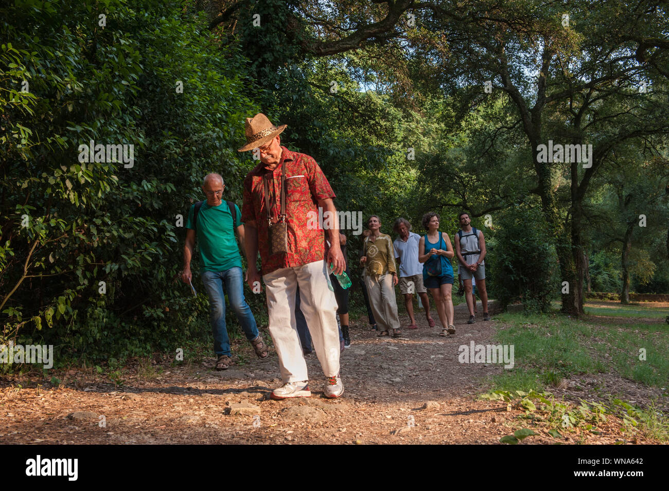 "Forest bathing", bioenergetic experience with Marco Nieri. Villa Ada ...