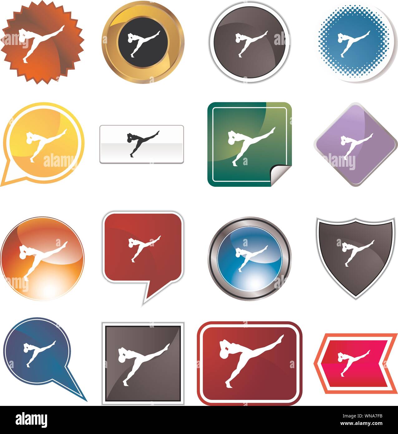 Dancing Man Variety Set Stock Vector Image & Art - Alamy