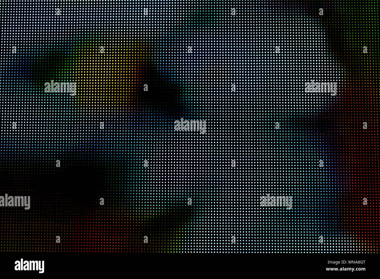 LED background display that shows the magnificent colorful Stock Photo ...