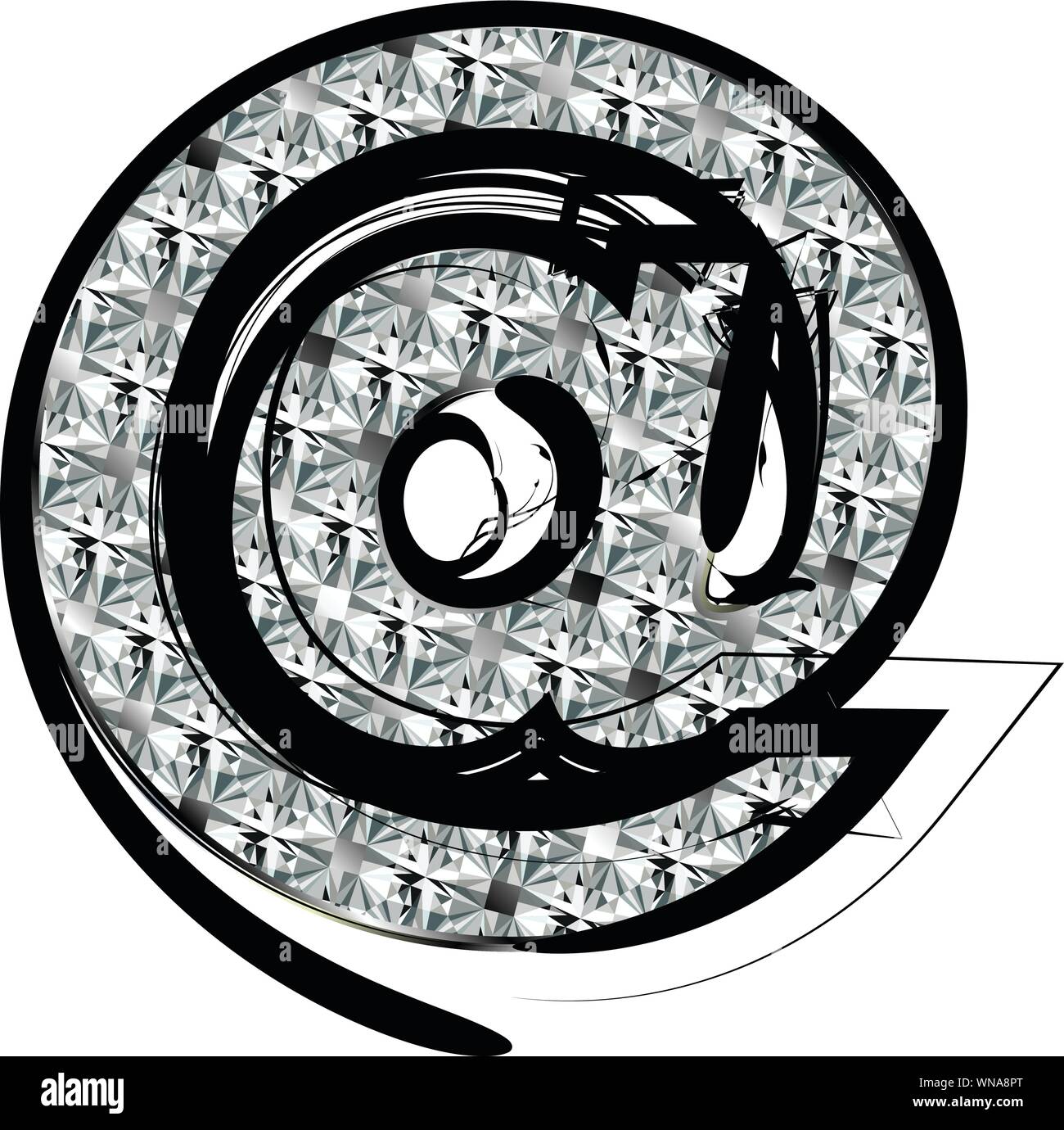 Diamond Font Symbol Stock Vector Image & Art - Alamy