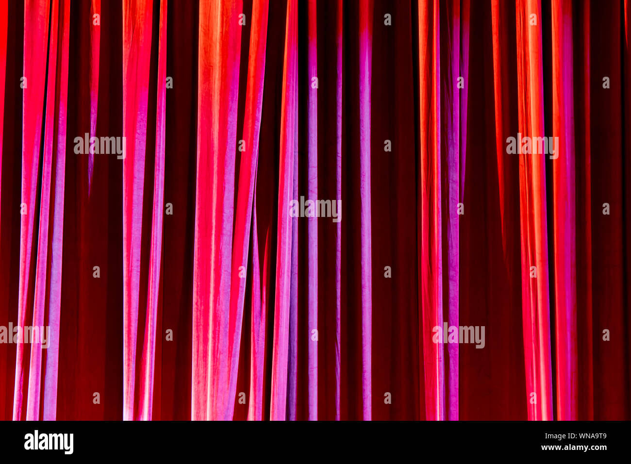 Texture background red curtain and shadow of light Stock Photo - Alamy