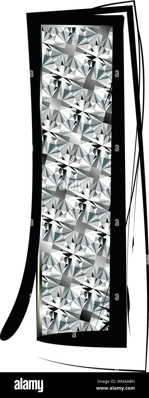 Diamond Font letter I Stock Vector Image & Art - Alamy