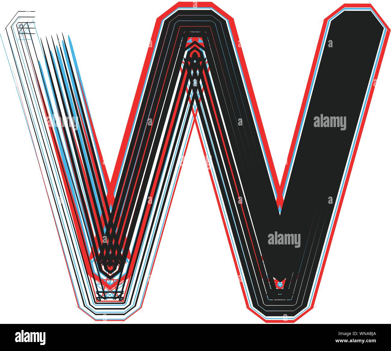 Lettering letter w hi-res stock photography and images - Alamy