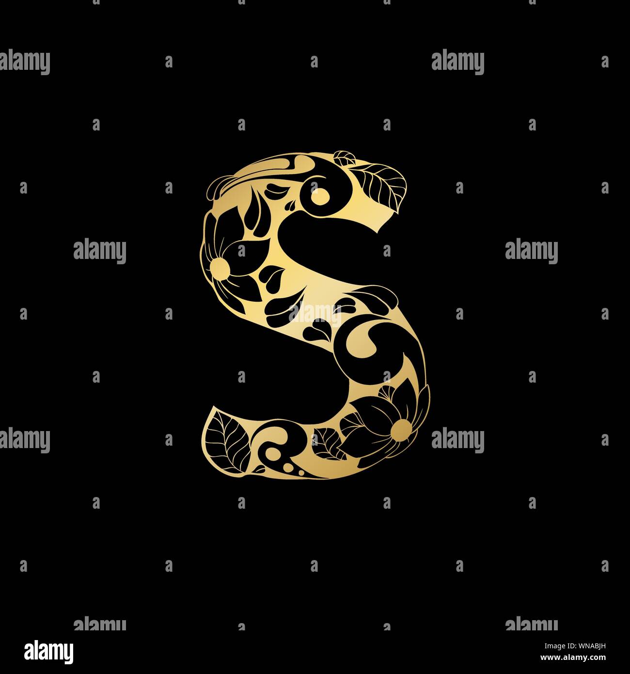 Initial letter s hi-res stock photography and images - Alamy