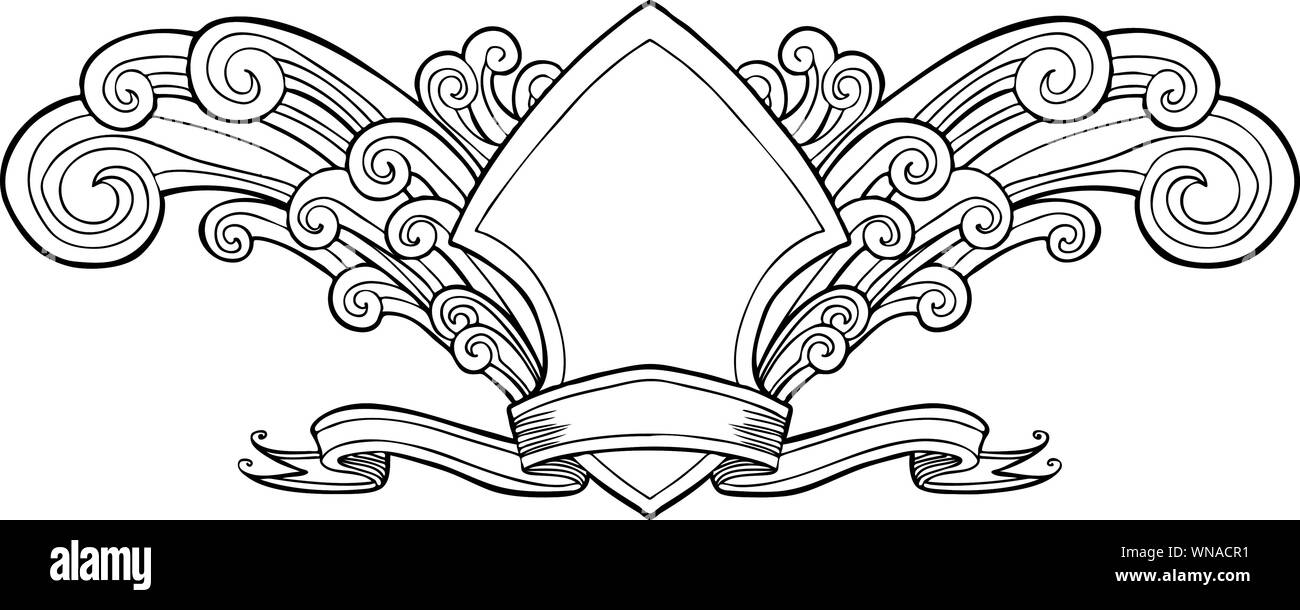 Wave Wind Crest Stock Vector Image & Art - Alamy