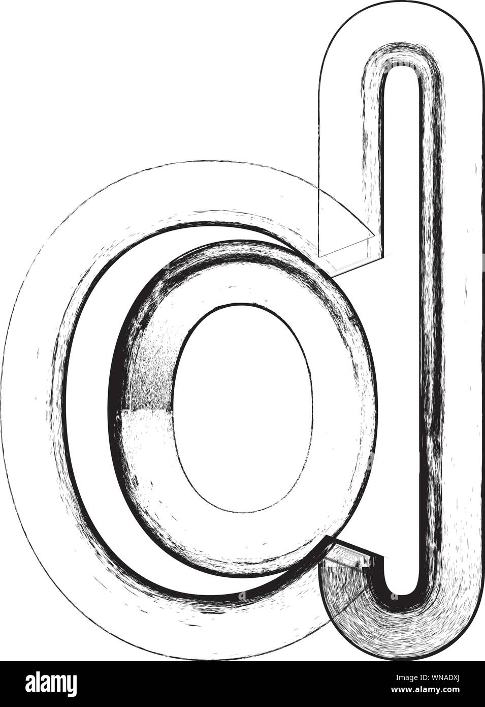 Letter d lowercase hi-res stock photography and images - Alamy