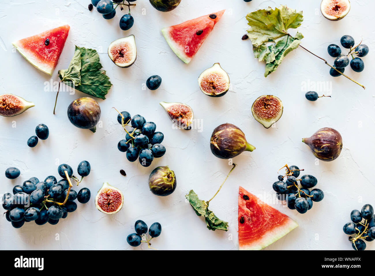food flat lay Stock Photo - Alamy