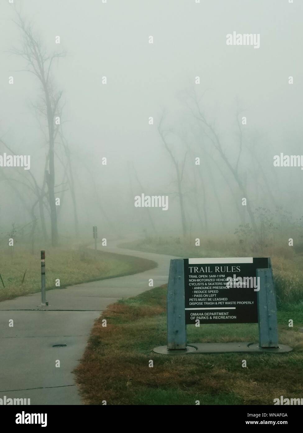 Fog sign usa hi-res stock photography and images - Alamy