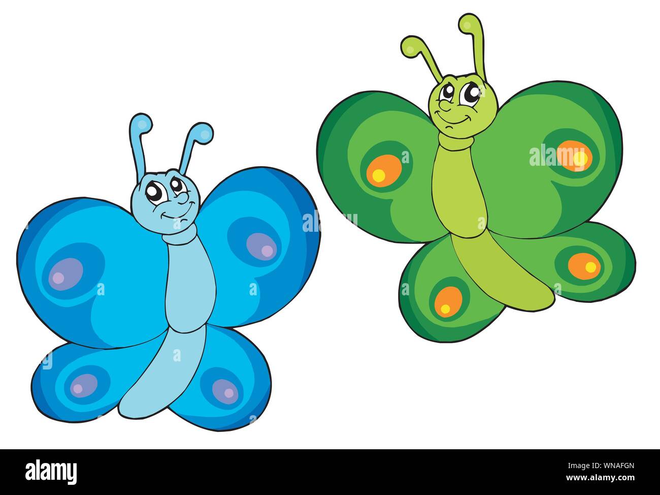 Butterflies face Cut Out Stock Images & Pictures - Alamy