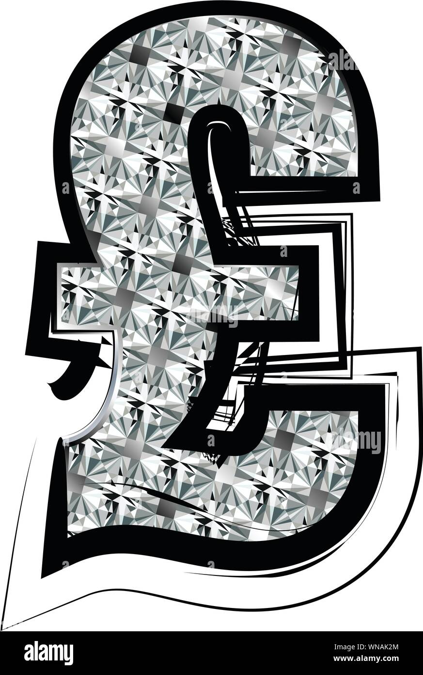 Diamond Font Symbol Stock Vector Image & Art - Alamy
