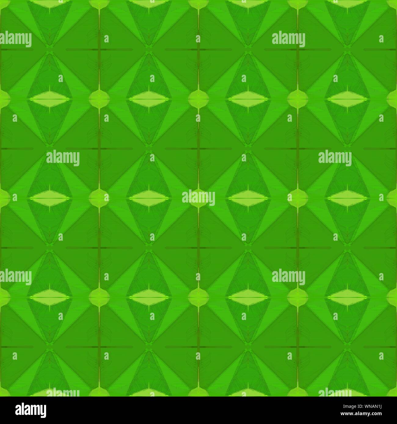 seamless geometric pattern with forest green, yellow green and moderate ...