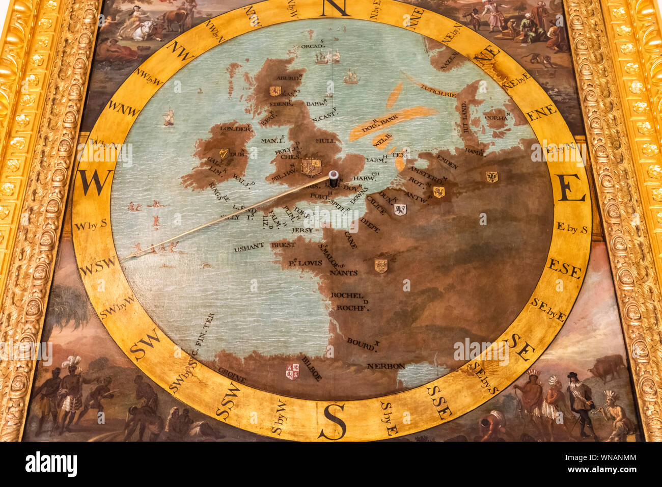 England, London, Kensington, Kensington Palace, The King's State ...