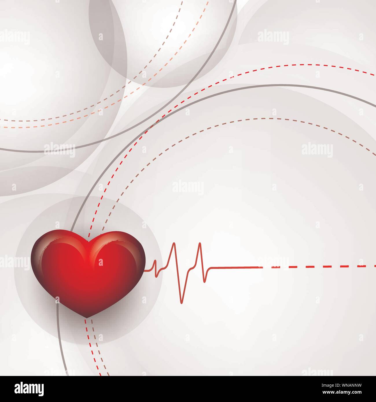 vector background with pulse Stock Vector Image & Art - Alamy