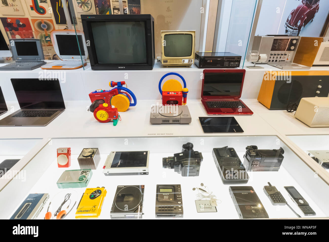 England, London, Kensington, The Design Museum, Exhibit of Vintage and ...