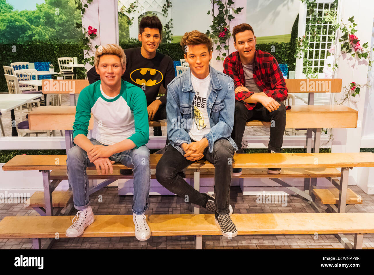 England, London, Marylebone, Interior View of Madam Tussauds, Waxwork ...