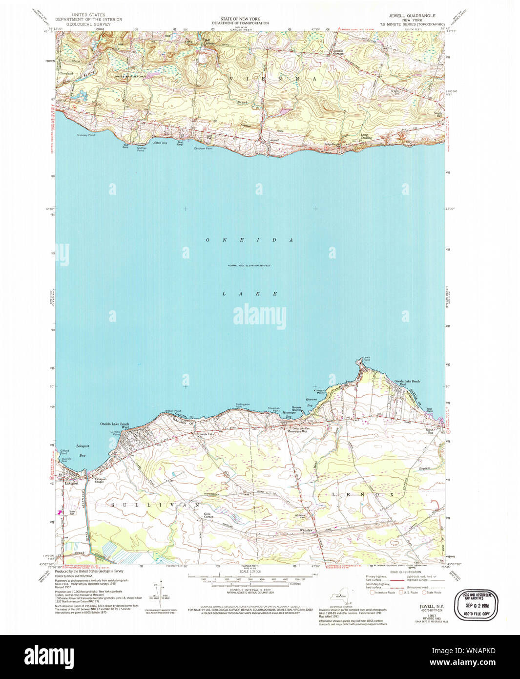 New York NY Jewell 137285 1957 24000 Restoration Stock Photo - Alamy