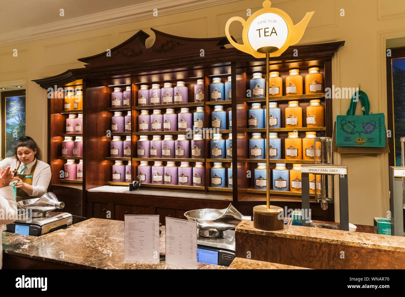 Tea display piccadilly london hi-res stock photography and images - Alamy