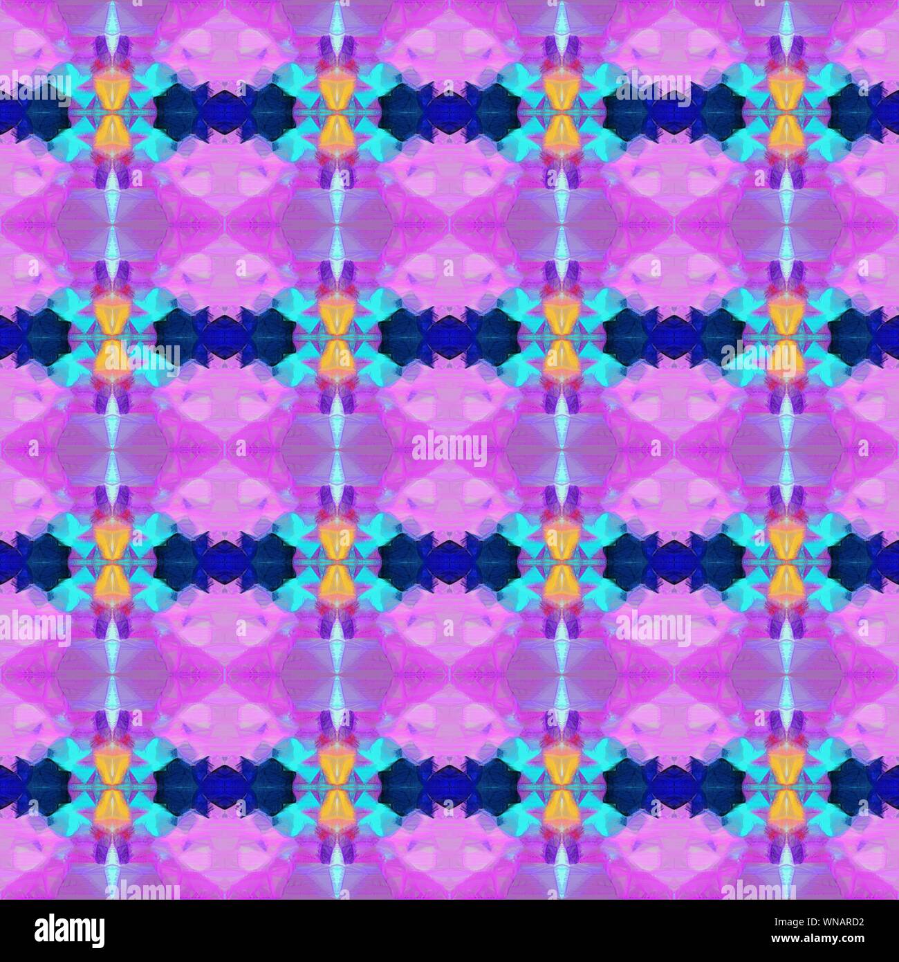 seamless retro pattern with orchid, teal blue and ash gray colors ...