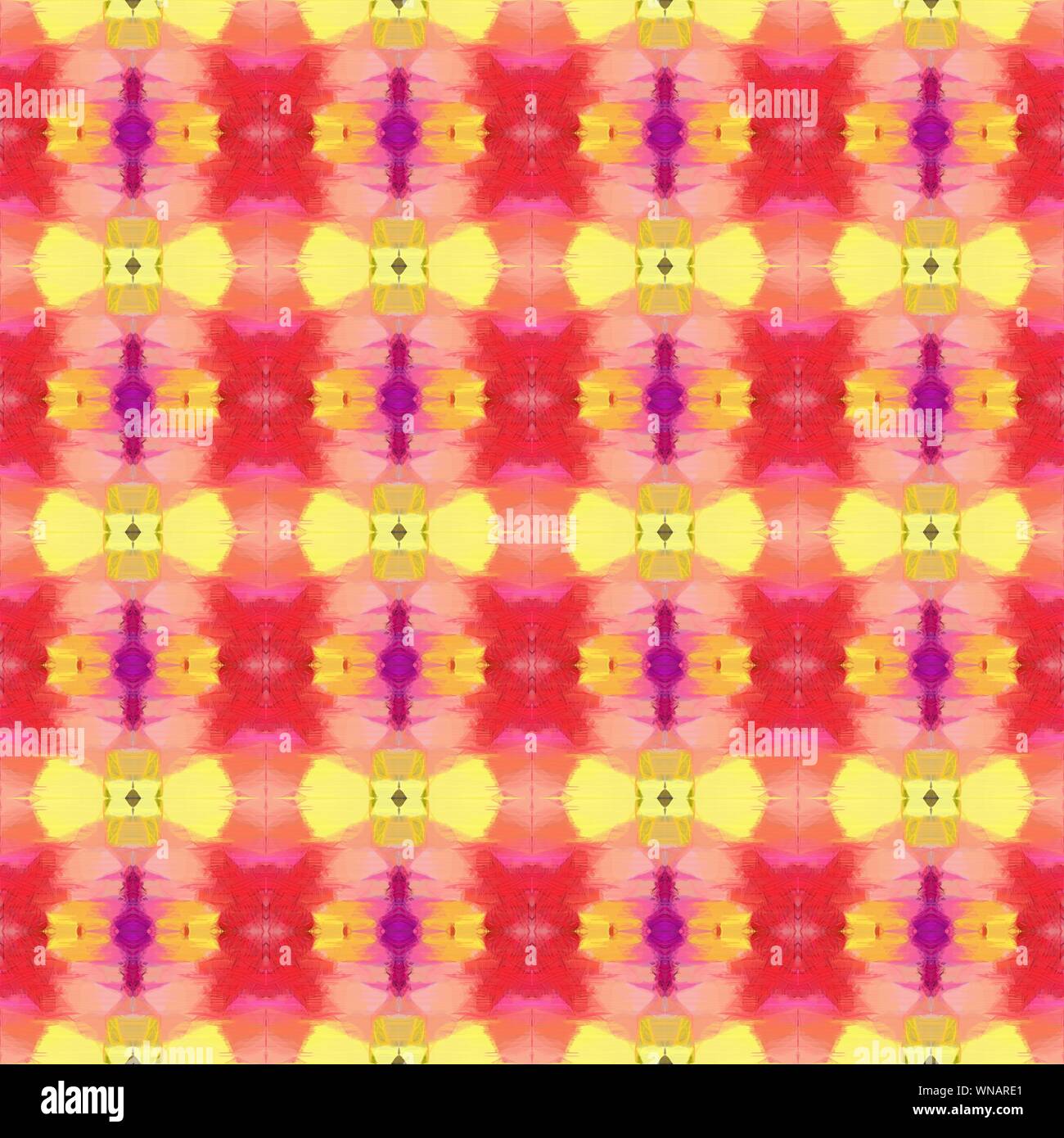 seamless retro pattern with dark salmon, crimson and light salmon ...