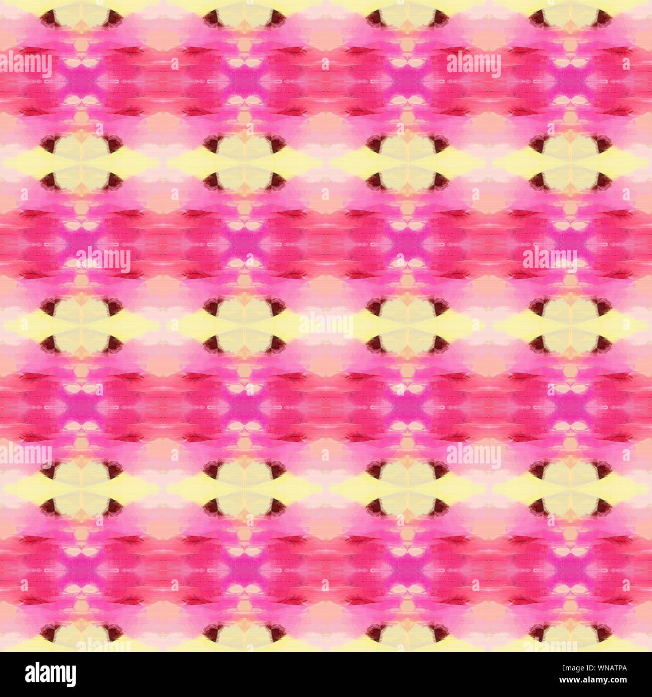 seamless pattern old retro style with hot pink, moderate pink and wheat ...