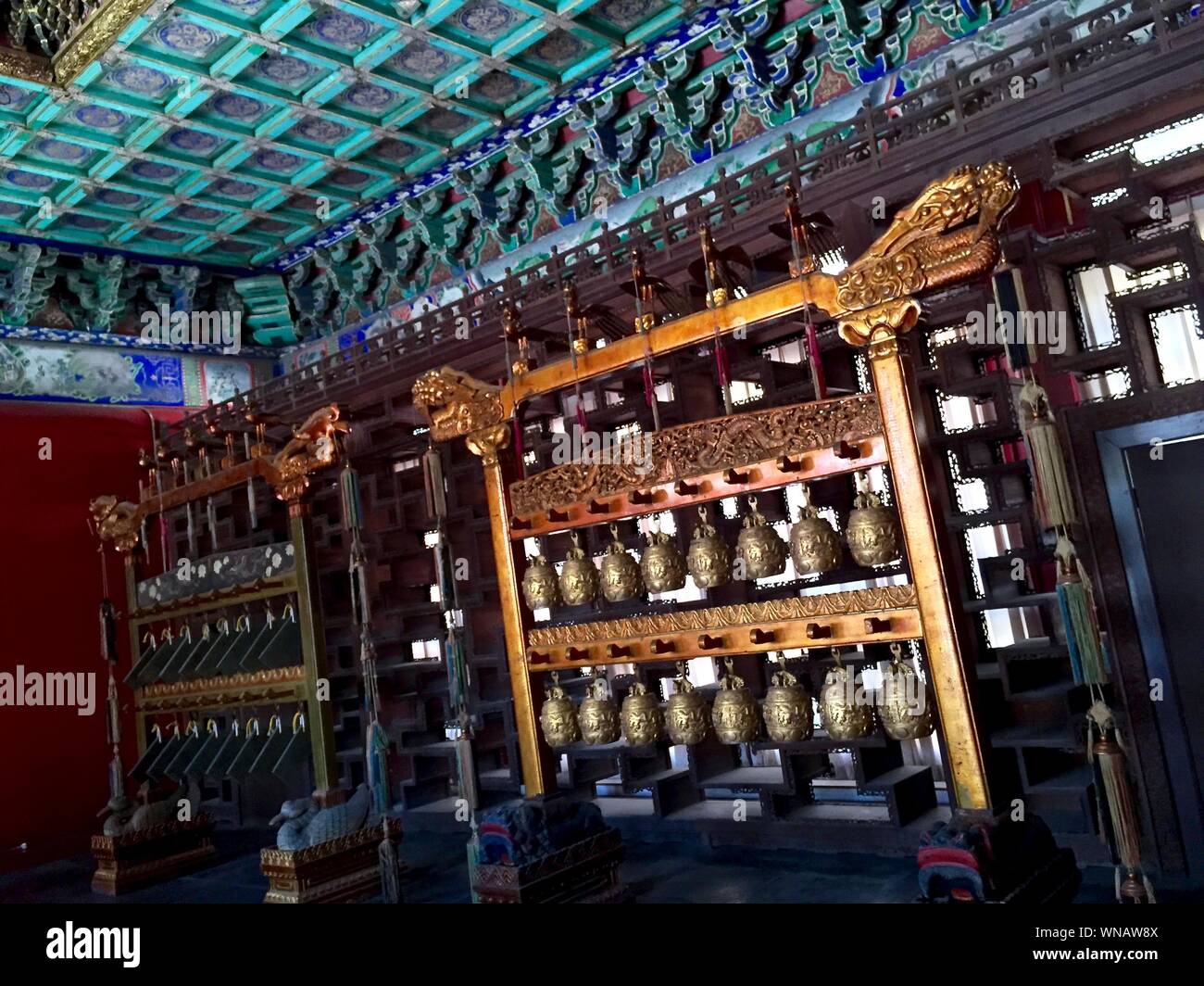 Temple music instruments hi-res stock photography and images - Alamy