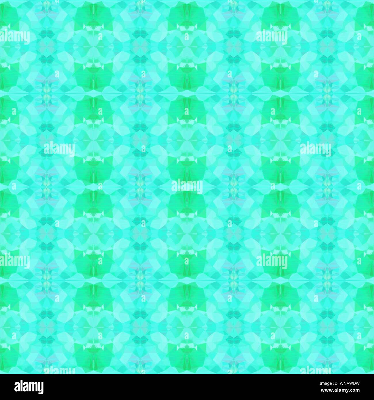 bright seamless pattern with turquoise, aqua marine and medium spring ...