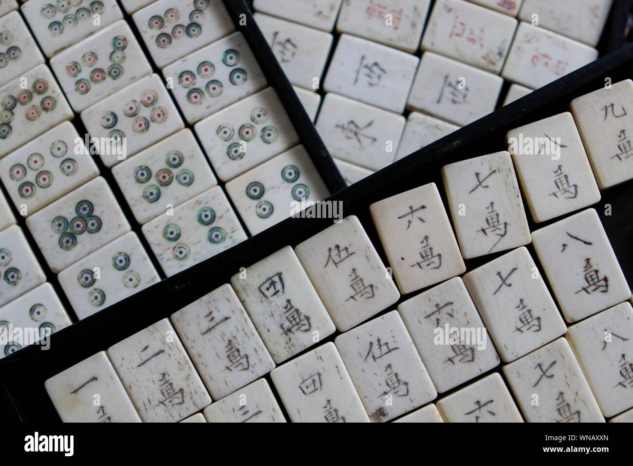 Games mahjong hi-res stock photography and images - Alamy