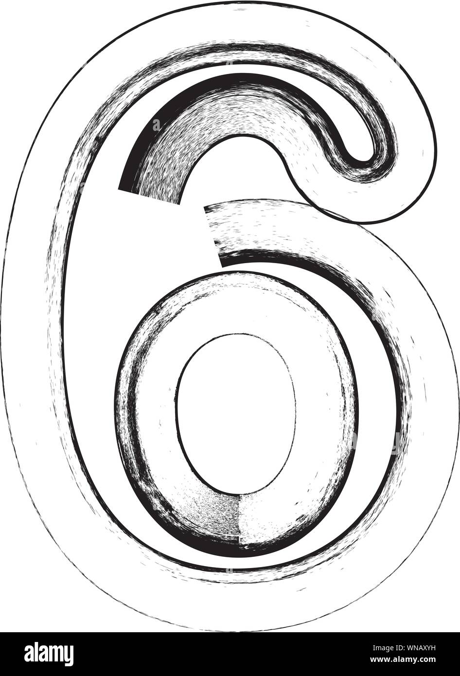 Sixth number Black and White Stock Photos & Images - Alamy