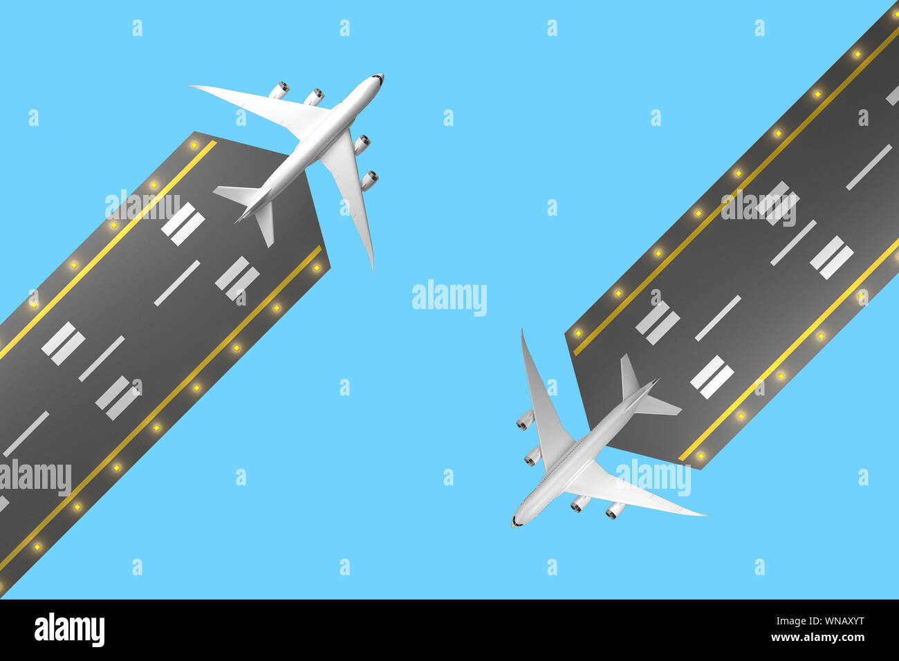Parallel runways hi-res stock photography and images - Alamy