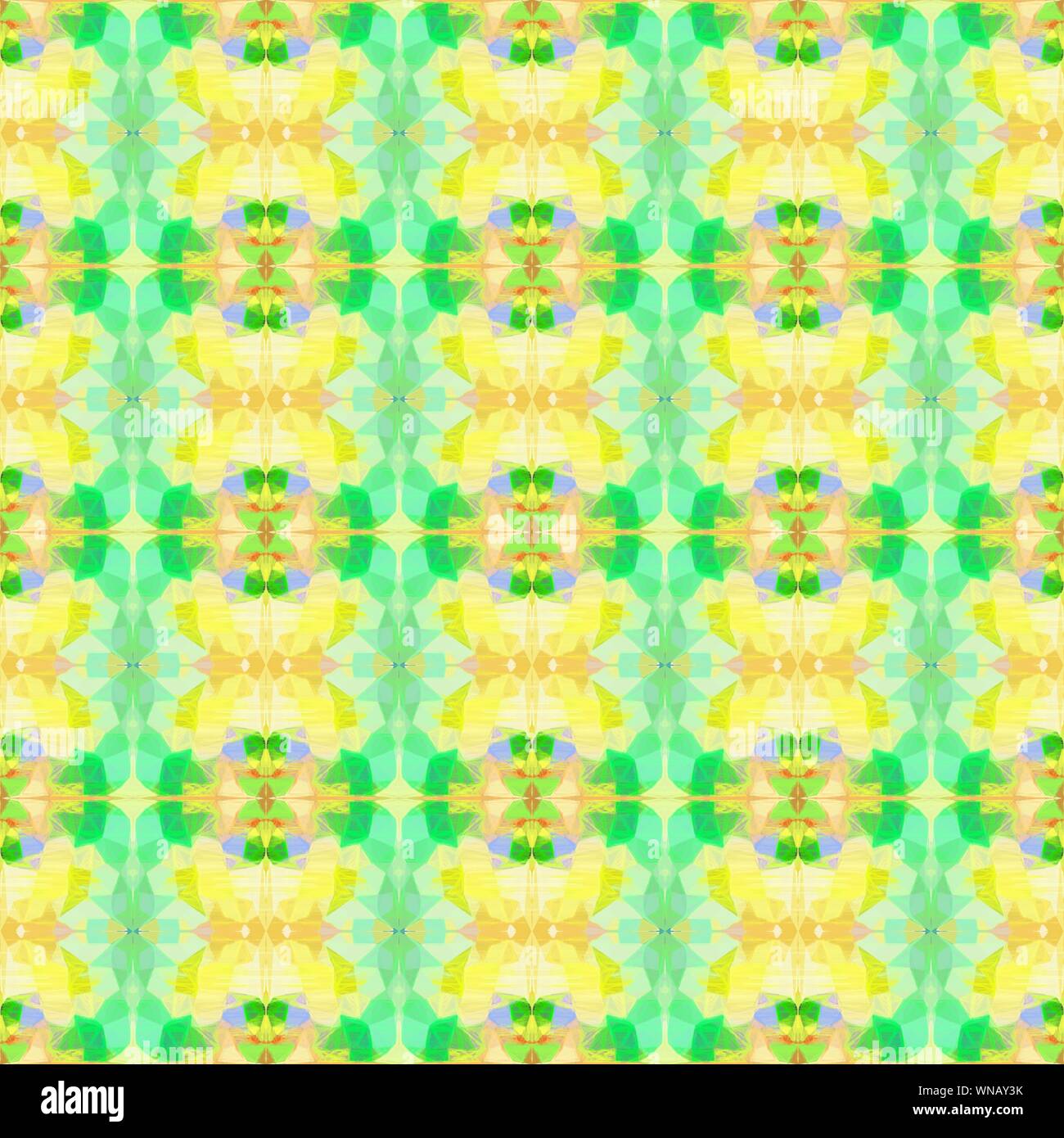 seamless retro pattern with khaki, lime green and light green colors ...