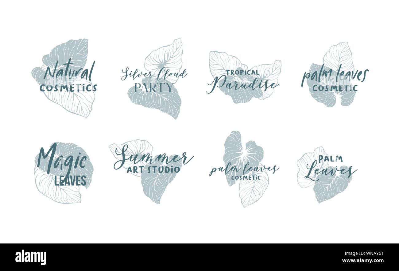 Natural exotic tropical organic Stock Vector Images - Alamy