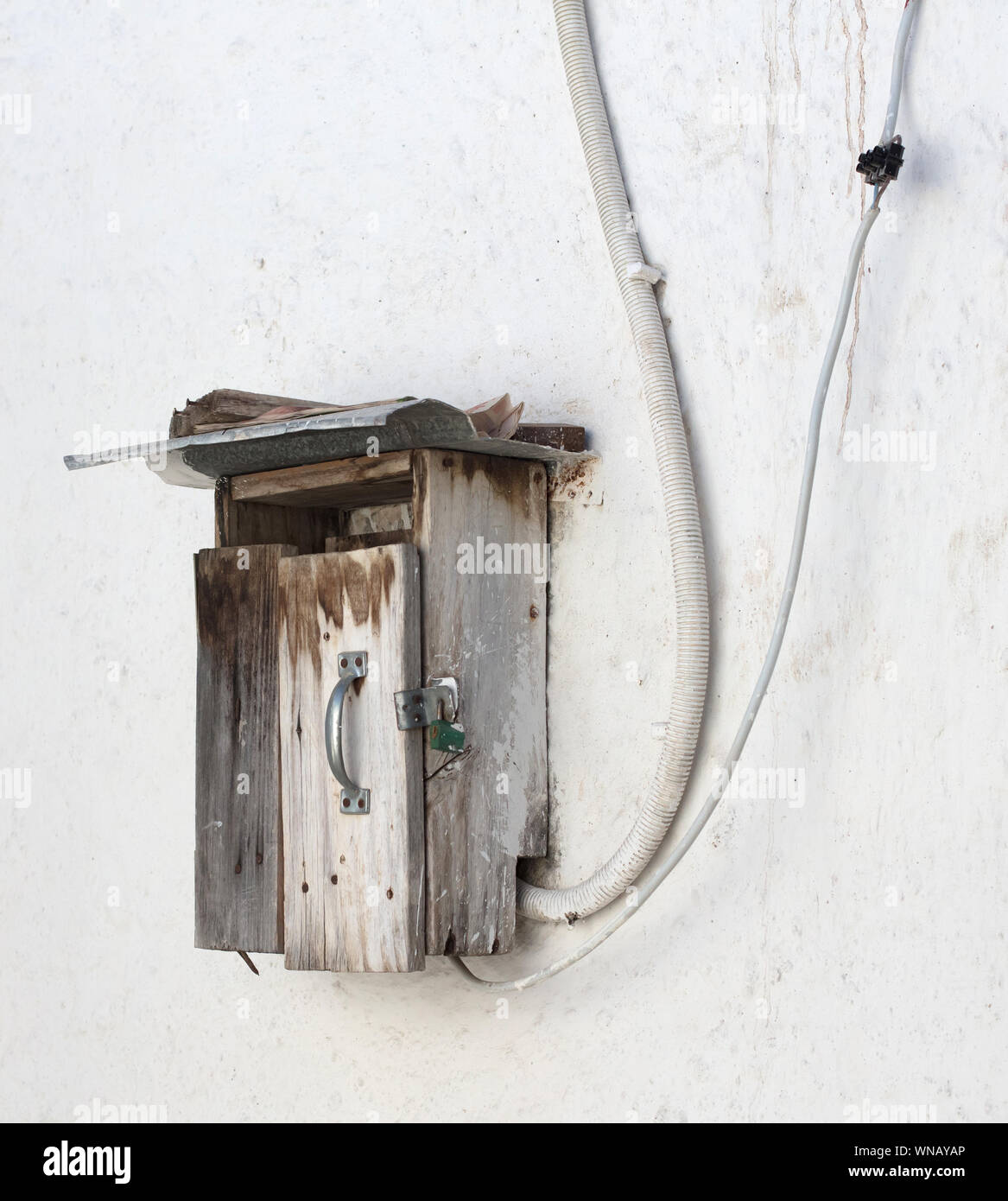 Electricity meter outside hi-res stock photography and images - Alamy