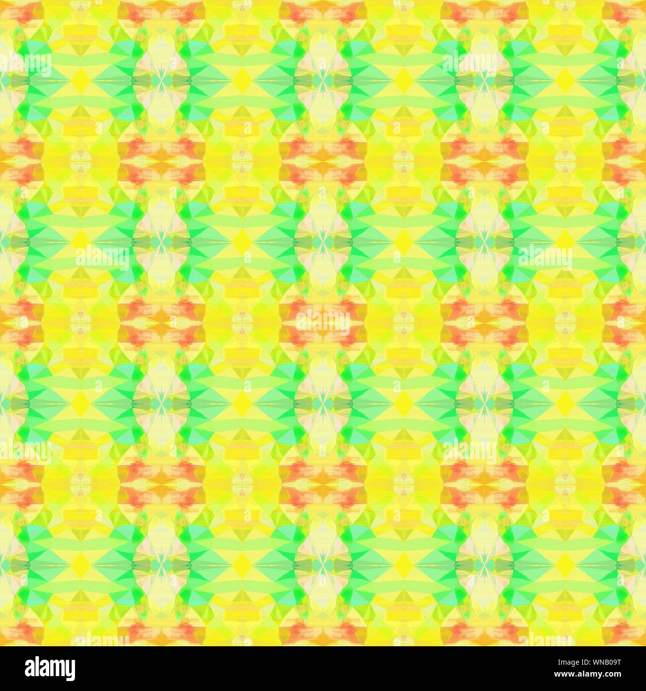 seamless geometric pattern with khaki, vivid lime green and tea green ...