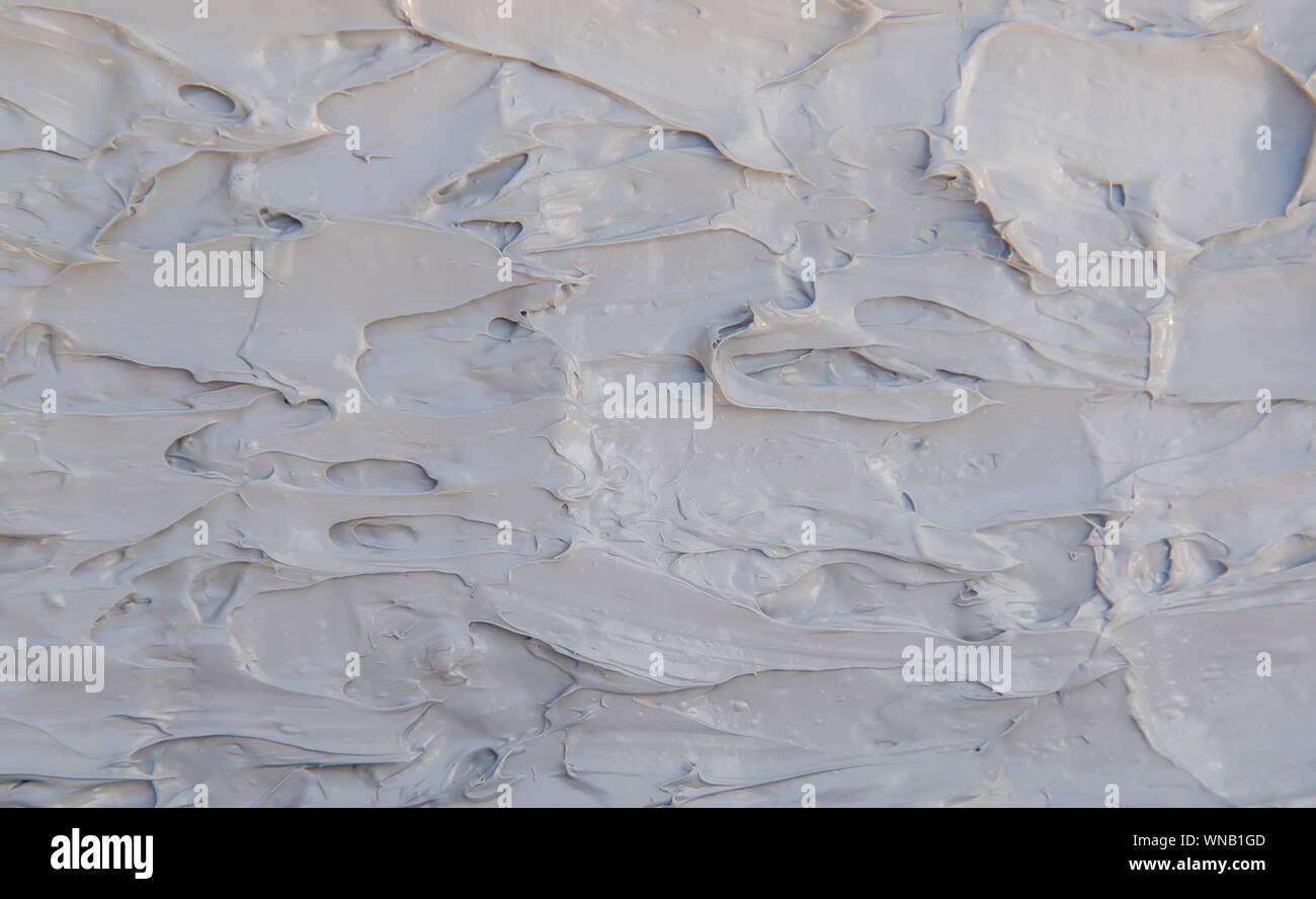 Clay mask cosmetic texture for face and body. selective focus. nature ...