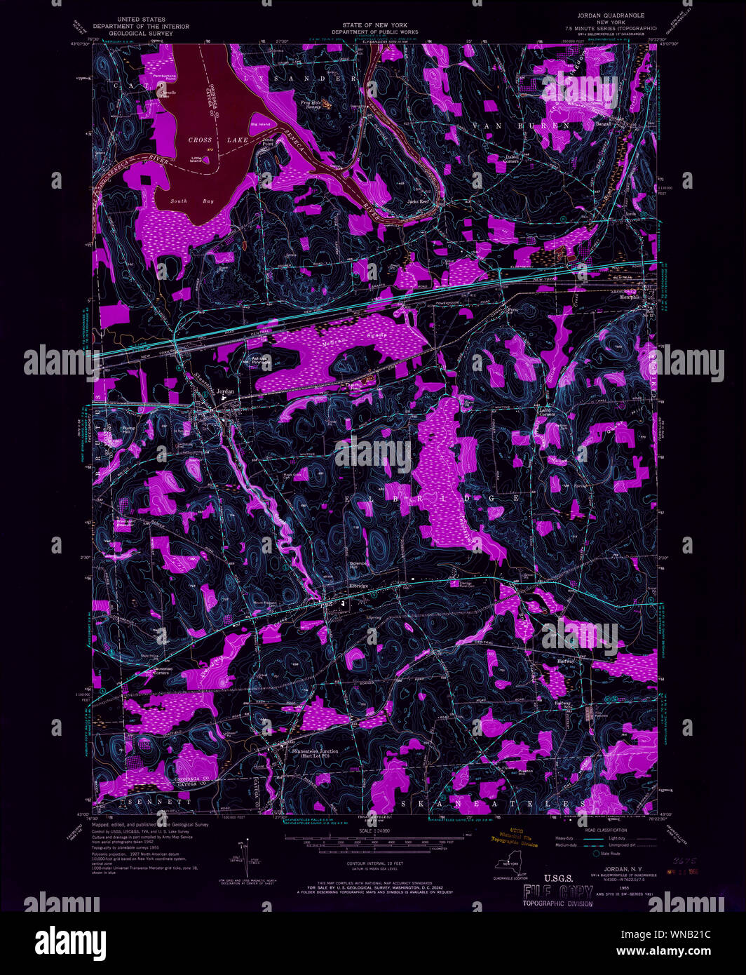 New York NY Jordan 130110 1955 24000 Inverted Restoration Stock Photo ...