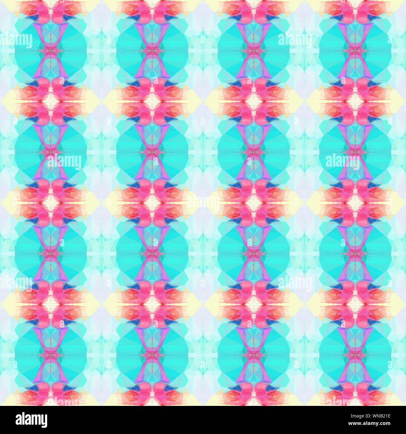seamless retro pattern with turquoise, lavender and pale violet red ...