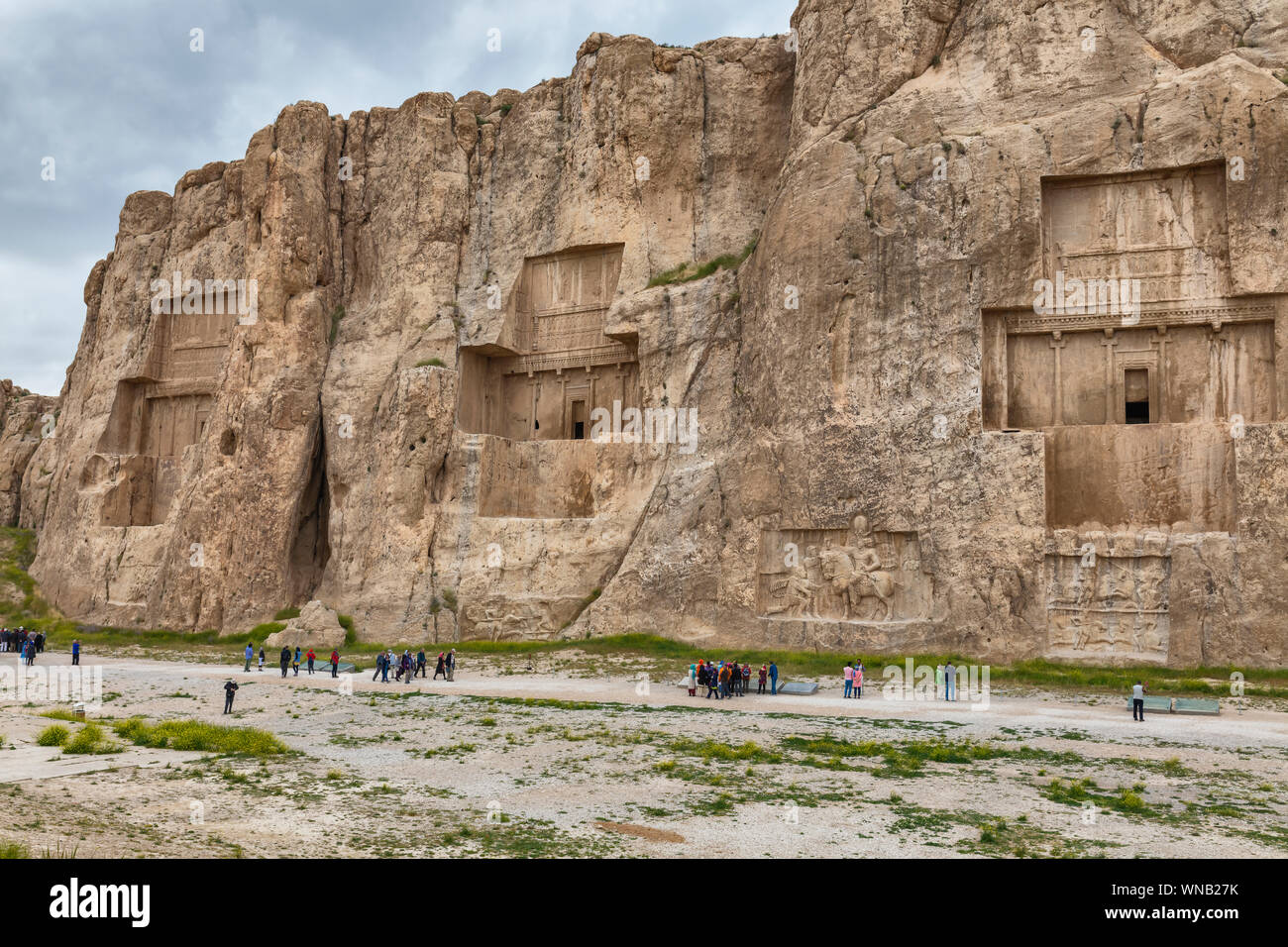 Naqsh-e Rostam, necropolis, Fars Province, Iran Stock Photo - Alamy