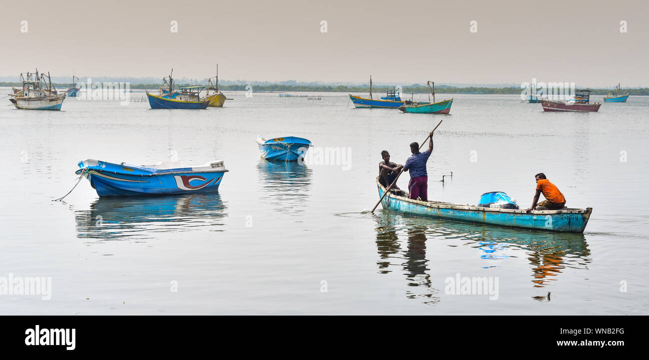 Fishing Boats, Jaffna, Sri Lanka Stock Photo - Alamy