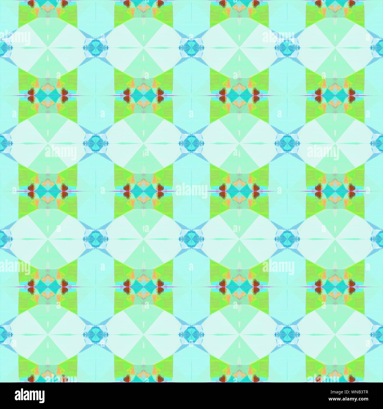 abstract seamless pattern with pale turquoise and yellow green colors ...