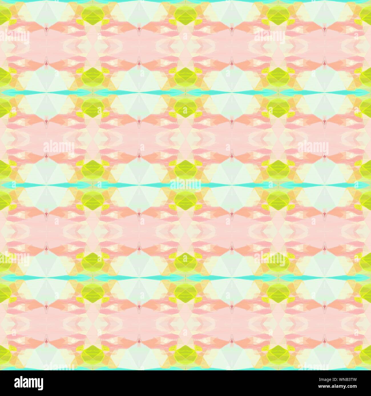 bright seamless pattern with bisque, antique white and green yellow ...